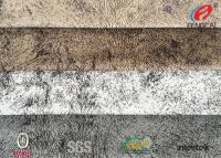China Custom Printed Sofa Velvet Upholstery Fabric 140-150cm Width Anti Mildew for sale