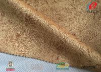 China 300GSM Crushed Velvet Sofa Fabric 140-145cm Width with Custom Embossed Logo for Upholstery for sale