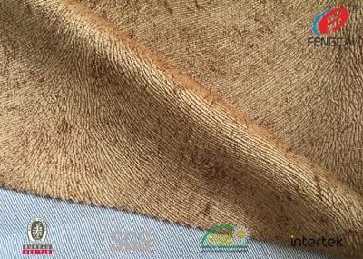 China 300GSM Crushed Velvet Sofa Fabric 140-145cm Width with Custom Embossed Logo for Upholstery for sale