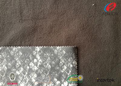 China Polar Fleece TPU Coated Fabric 320GSM 150CM Width Poly Spandex Material for Jackets and Sportswear for sale
