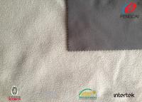 China Solid Color TPU Laminated Micro Polar Fleece Fabric - 280 GSM Weight, 155 CM Width, 4-Way Stretch Material for sale