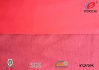 China TPU Laminated Polyester Fabric Bonded With Polar Fleece - 270gsm Weight, 160cm Width, 3-Layer Construction for sale