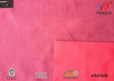 China TPU Laminated Polyester Fabric Bonded With Polar Fleece - 270gsm Weight, 160cm Width, 3-Layer Construction for sale