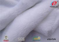 China Plushed Weft Knitted PV Velvet Fabric for Soft Toys 10-20mm Pile Height 150cm for sale