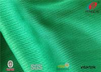 China Plain Dyed Polyester Weft Knitted Fabric Bird Eye Mesh Fabric For T-shirt for sale