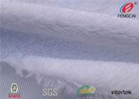 China Plushed Weft Knitted PV Velvet Fabric for Soft Toys 10-20mm Pile Height 150cm for sale