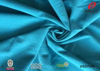 China Dry Fit Mercerized Polyester Tricot Knit Fabric For Cloth One Side Brushed for sale