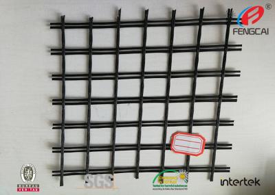China Fiberglass Geogrid Reinforcement Fabric 1-6m Width with 20-400 kN/m Tensile Strength for Road Construction for sale