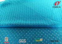 China 100% Polyester Breathable Sports Mesh Fabric 180cm Width 100GSM for Soccer Uniforms for sale