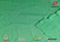 China Lime Green Dull Sports Mesh Fabric 100% Polyester Moisture Wicking 185cm Width 120GSM for sale