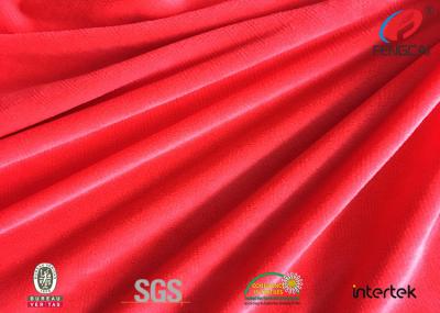 China Pink PFD Solid Spandex Velvet Fabric 94 Polyester 6 Spandex 220gsm 150cm Width for Garment Home Textile for sale