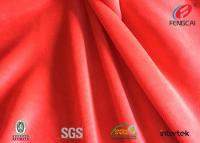 China Pink PFD Solid Spandex Velvet Fabric 94 Polyester 6 Spandex 220gsm 150cm Width for Garment Home Textile for sale