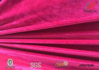 China Polyester Spandex Velvet Fabric 290GSM 160cm Wide for Home Textile Blanket Material for sale