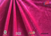 China Polyester Spandex Velvet Fabric 290GSM 160cm Wide for Home Textile Blanket Material for sale