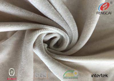 China 92 Polyester 8 Spandex Stretch Velvet Fabric 250GSM 62 Inch Width for Garment for sale