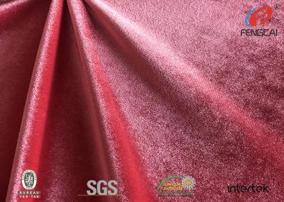 China Polyester Spandex Velvet Fabric Ice Flower Pattern Fire Retardant 230gsm 165cm for sale