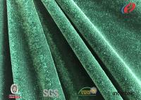 China 92 Polyester 8 Spandex 250gsm Turquoise Velvet Fabric 165cm Width for Shoes Garment for sale