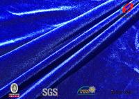 China 250gsm 94% Polyester 6% Spandex Stretch Velvet Fabric 152cm Width for Garments for sale