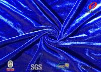 China 250gsm 94% Polyester 6% Spandex Stretch Velvet Fabric 152cm Width for Garments for sale