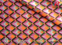 China Custom Printed Spandex Velvet Fabric 94% Polyester 6% Spandex 235gsm 170cm Width Muslim Style for sale