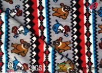 China Custom Printed Polyester Spandex Velvet Fabric 240gsm 175cm Width for Garment Home Textile for sale