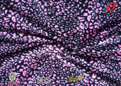 China Soft Flower Print Polyester Spandex Velvet Fabric 220gsm 150cm for Baby Blanket for sale