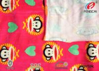 China Azo Free Custom Printed Super Soft Spandex Velvet Fabric 150cm 180gsm for Baby for sale