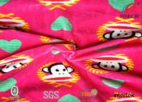 China Knitted Polyester Spandex Velvet Fabric 205gsm 172cm Wide Custom Colors for sale