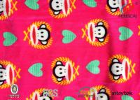 China Azo Free Custom Printed Super Soft Spandex Velvet Fabric 150cm 180gsm for Baby for sale