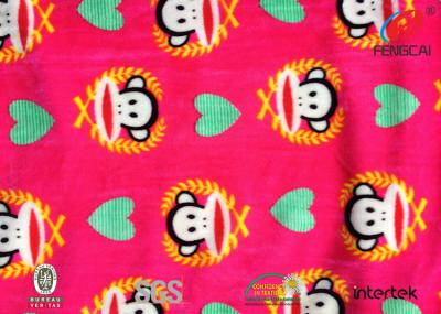 China Azo Free Custom Printed Super Soft Spandex Velvet Fabric 150cm 180gsm for Baby for sale