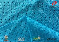 China Plain Deyed Sports Mesh Fabric Athletic Clothing Material Knitting Technics for sale