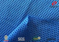 China 100% Polyester Dry Fit Sports Mesh Fabric 110gsm 165cm Quick Dry Tricot Knit for sale