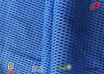 China 100% Polyester Dry Fit Sports Mesh Fabric 110gsm 165cm Quick Dry Tricot Knit for sale