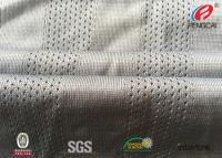China Fast Dry Fit 100% Polyester Tricot Mesh Fabric 150gsm 185cm for Football Jersey Sportswear for sale