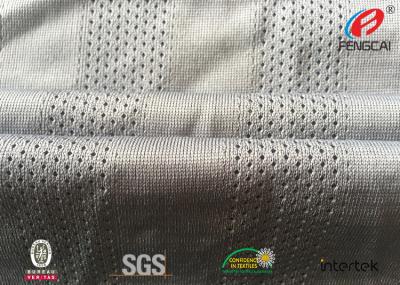 China Fast Dry Fit 100% Polyester Tricot Mesh Fabric 150gsm 185cm for Football Jersey Sportswear for sale