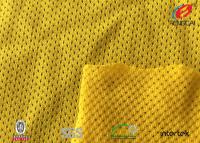 China 7x1 54D FDY Shiny Polyester Tricot Mesh Fabric 150gsm 155cm for Sportswear Basketball Jersey for sale