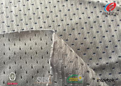 China 150gsm DTY Yarn Sports Mesh Fabric Breathable 100% Polyester Tricot 155cm for sale