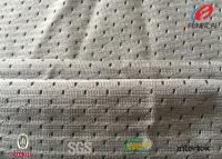 China 150gsm DTY Yarn Sports Mesh Fabric Breathable 100% Polyester Tricot 155cm for sale
