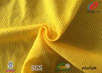 China 7x1 54D FDY Shiny Polyester Tricot Mesh Fabric 150gsm 155cm for Sportswear Basketball Jersey for sale