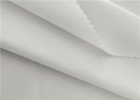 China White Polyester Spandex Fabric 152cm 4 Way Stretch for Sublimation Printing Sportswear Swimwear for sale