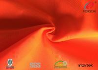 China Anti Static Fluorescent Orange Material Reflective Safety Fabric Flame Retardant for sale