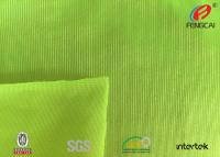 China 220GSM Polyester Tricot Knit Fabric Air Permeable Garment Materials for sale