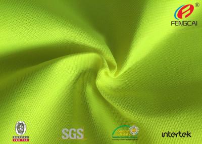 China Reflective Fluorescent Fabric 90GSM Multi Functional Fire Retardant Anti Static Safety Workwear Fabric for sale