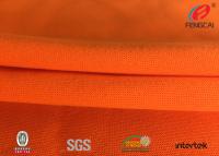 China High Visibility Fabric By The Yard , Polyester Fluorescent Fabric Passed EN20471 for sale
