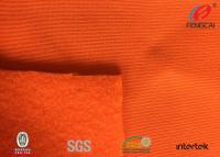 China European Standard EN471 Orange High Visibility Fabric 160cm Width 120gsm Anti Mildew for sale