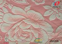 China Anti Static 100% Polyester Sofa Velvet Upholstery Fabric Embossed Water Proof for sale