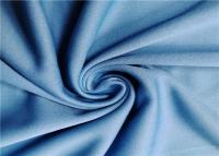 China knitted pique fabric plain Solid colour 100% polyester INTERLOCK pique fabrics for clothing for sale