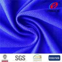 China 100% Polyester Bird Eye Mesh Interlock Basketball Shorts Fabric 135cm Width 100gsm for sale