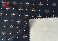 China Plain Spandex Polyester 4 Way Stretch Fabric , Printed Lycra Fabric For Swimming Trunks for sale