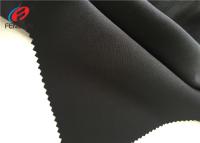 China Polyester Spandex Weft Knitted Fabric Plain Dyeing Scuba Knitted Air Layer Fabric for sale